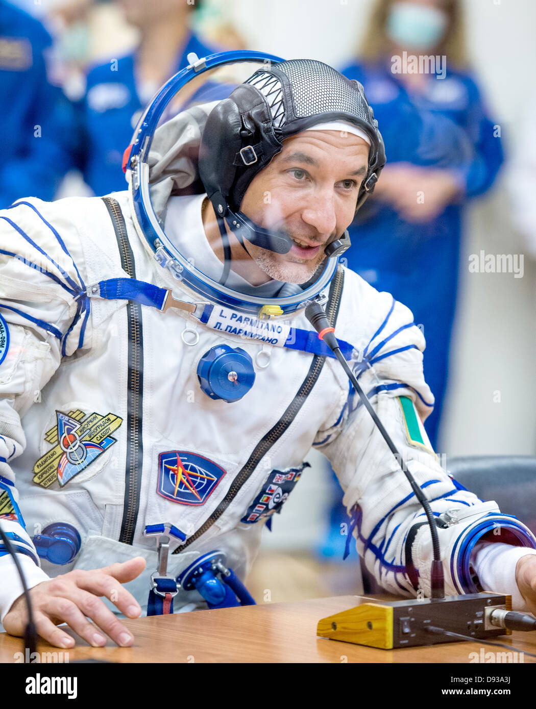ISS Expedition 36 European Space Agency Flight Engineer Luca Parmitano ...