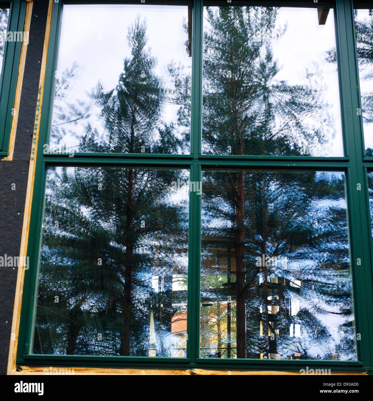 Reflection in a window Stock Photo - Alamy