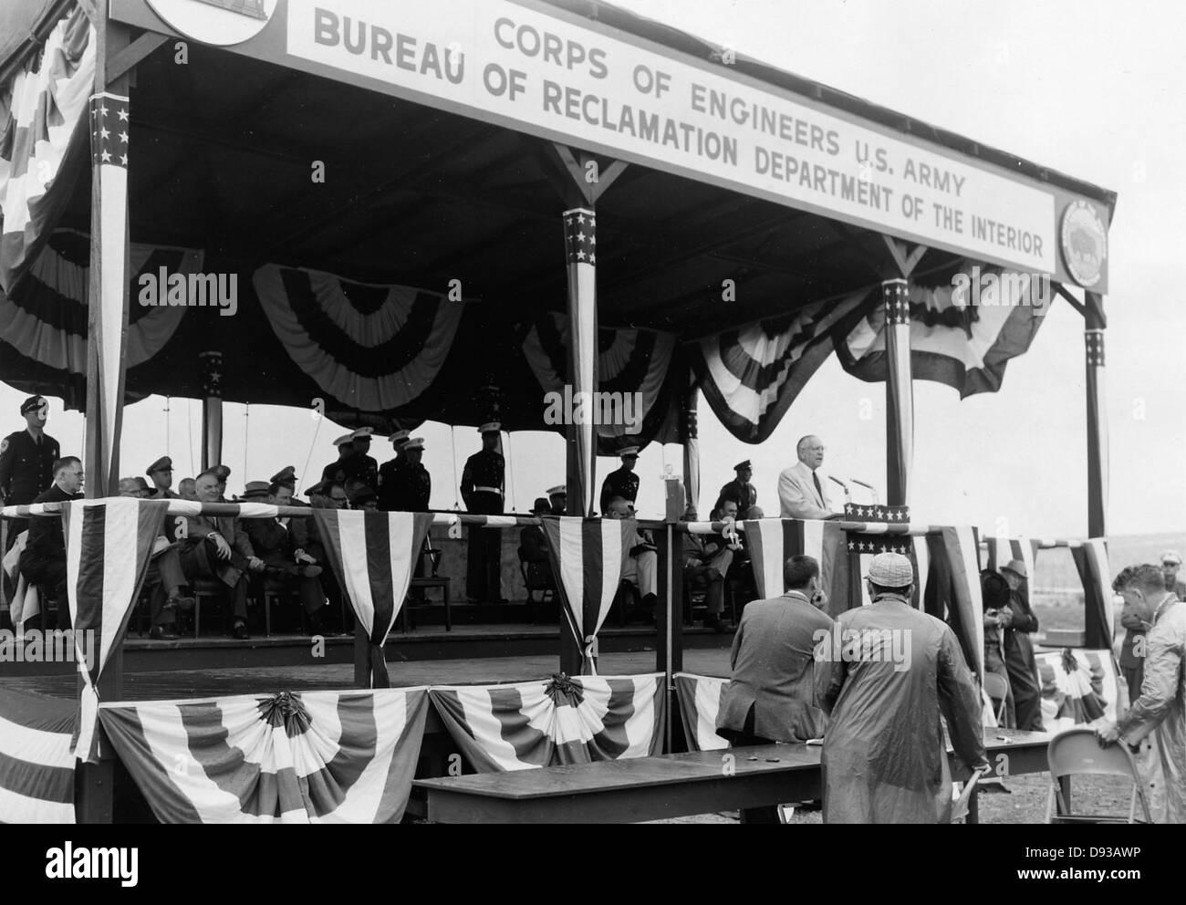 Folsom Dam Dedication Stock Photo - Alamy