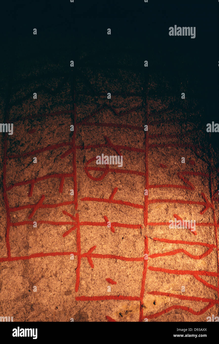 Script on wall, close-up Stock Photo - Alamy