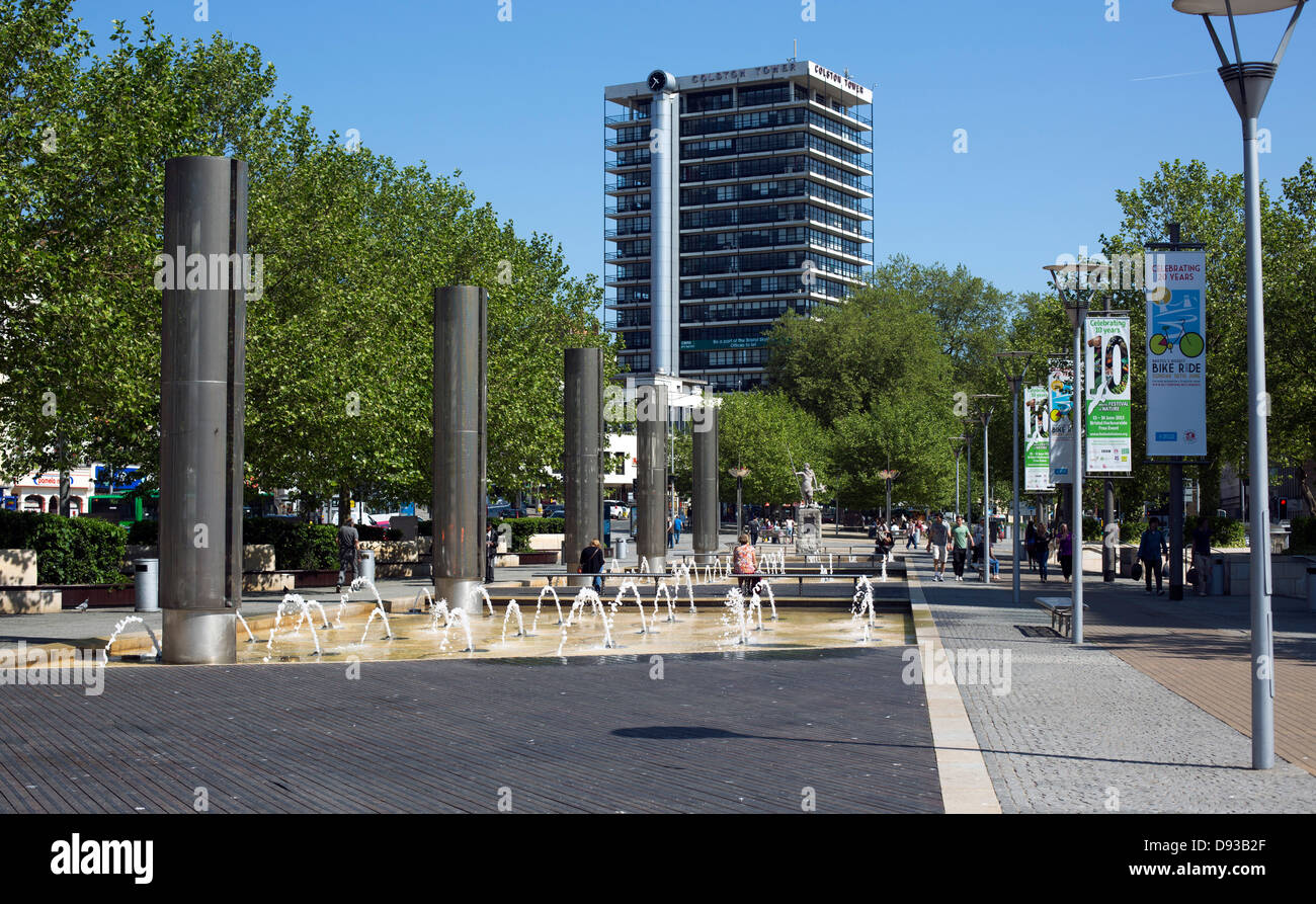 The Centre Bristol Harbourside Stock Photo - Alamy