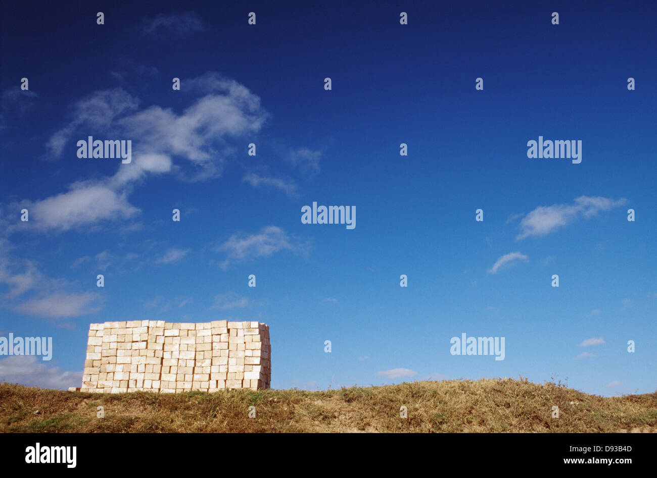Stack of bricks Stock Photo - Alamy