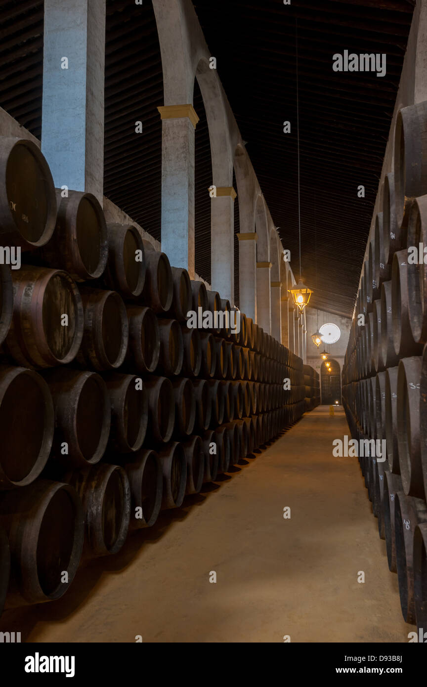 Aged sherry barrels hi-res stock photography and images - Alamy