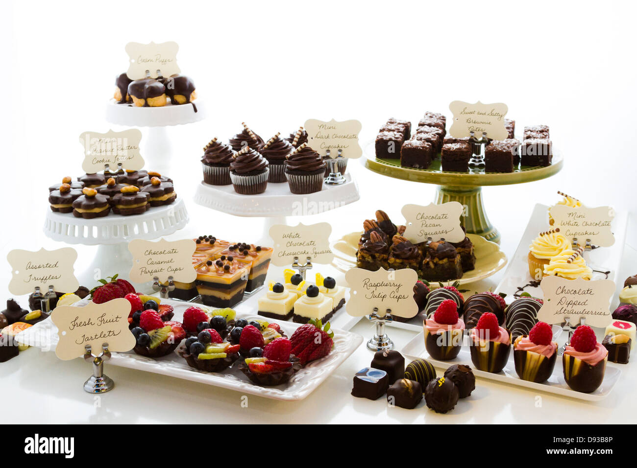 Miniature cream puffs hi-res stock photography and images - Alamy