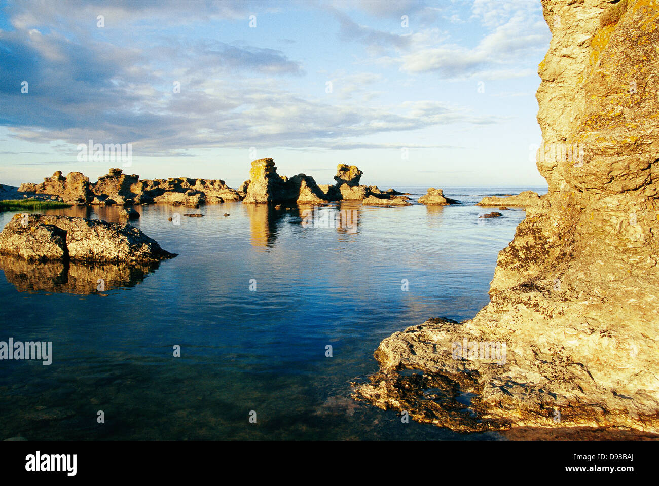 Rocks in sea Stock Photo - Alamy