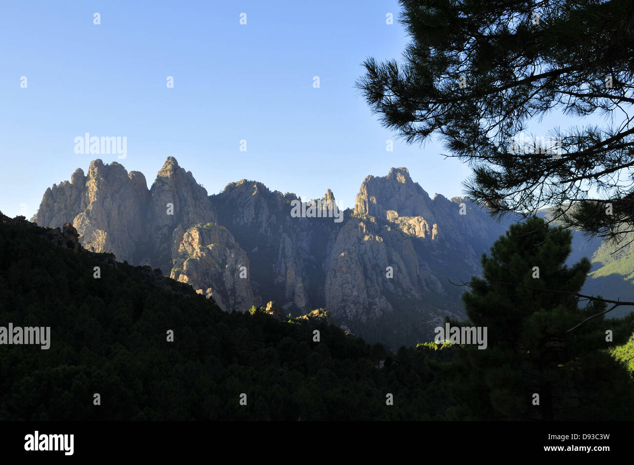 Aiguilles de Bavella, View from Col de Bavella, Col de Bavella, Alta ...