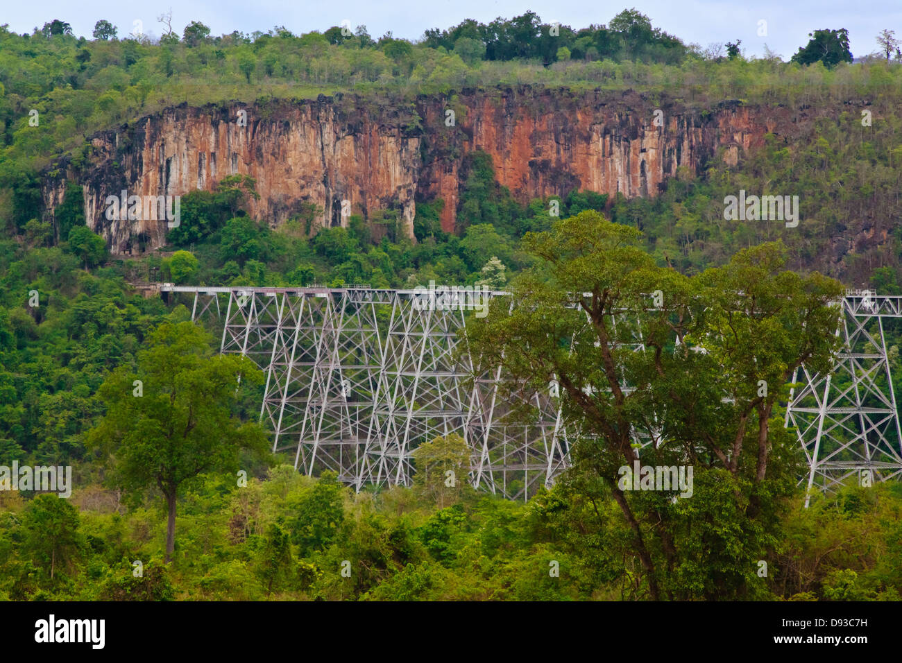 The GOKTEIK VIADUCT is a railroad bridge that spans the GOKTEIK GORGE ...