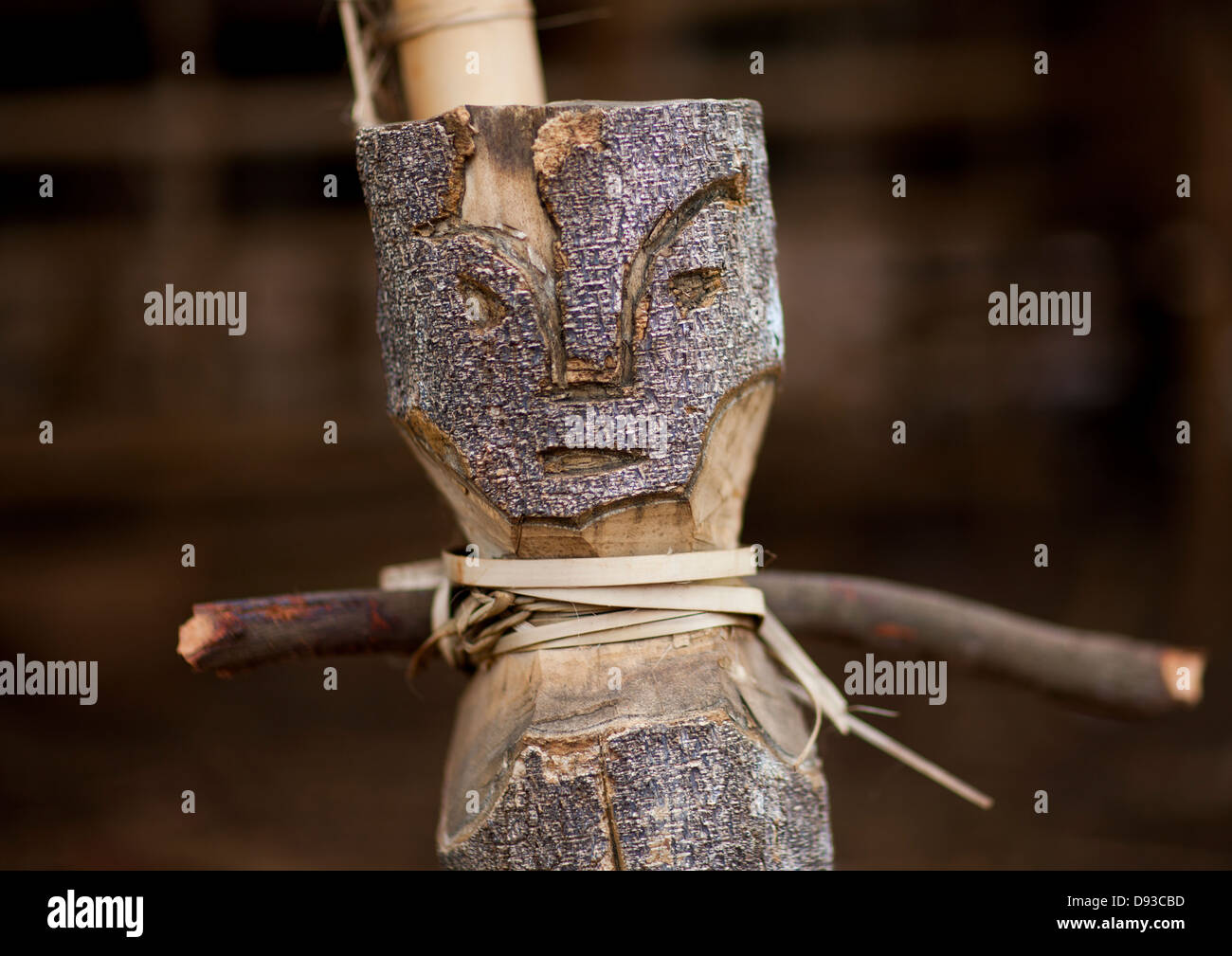 Alak Tribe Statue For Wedding, Boloven, Laos Stock Photo - Alamy