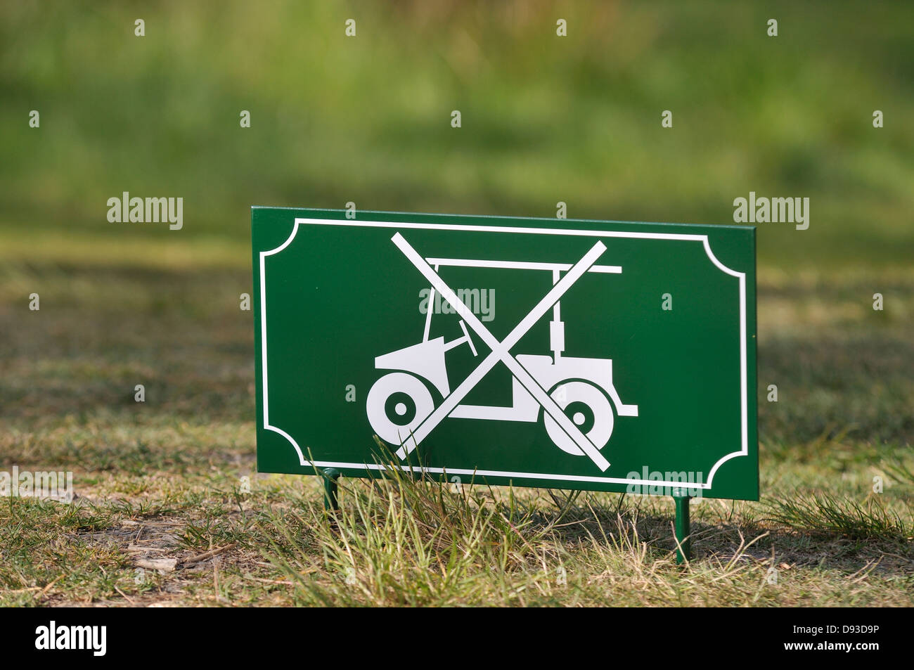 No golf sign hi-res stock photography and images - Alamy
