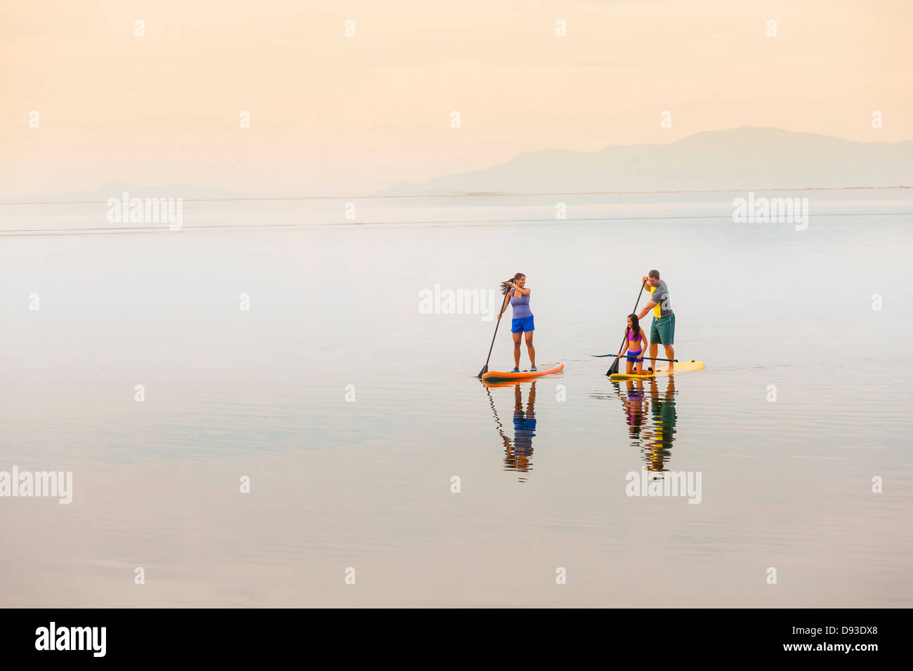 Asian woman paddleboard hi-res stock photography and images - Alamy