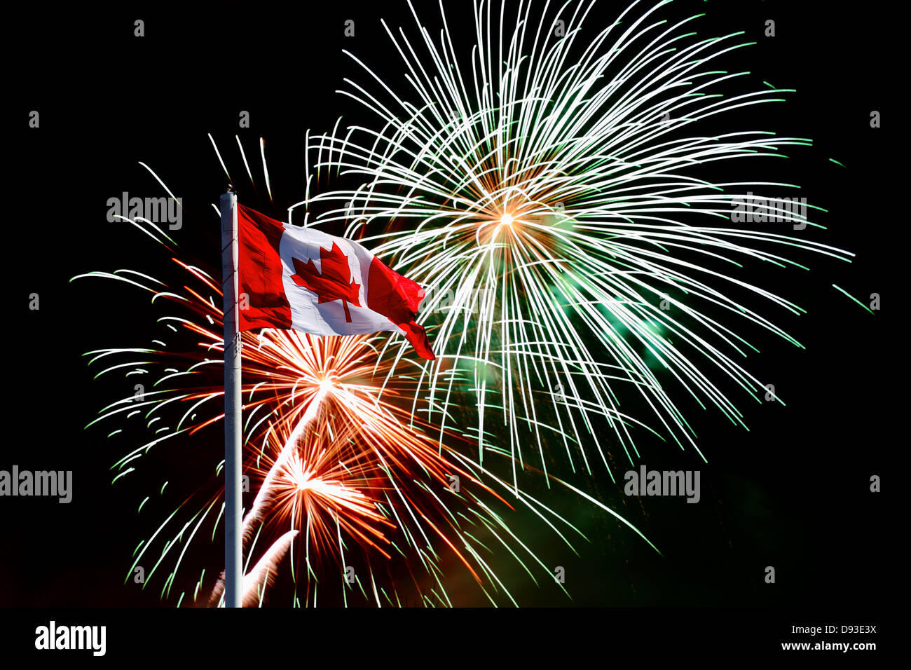 Canadian flag pole hi-res stock photography and images - Alamy