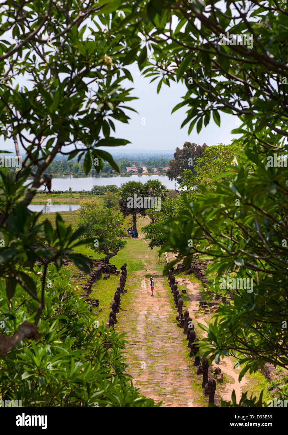 Wat Phu Khmer Temple, Champasak, Laos Stock Photo - Alamy
