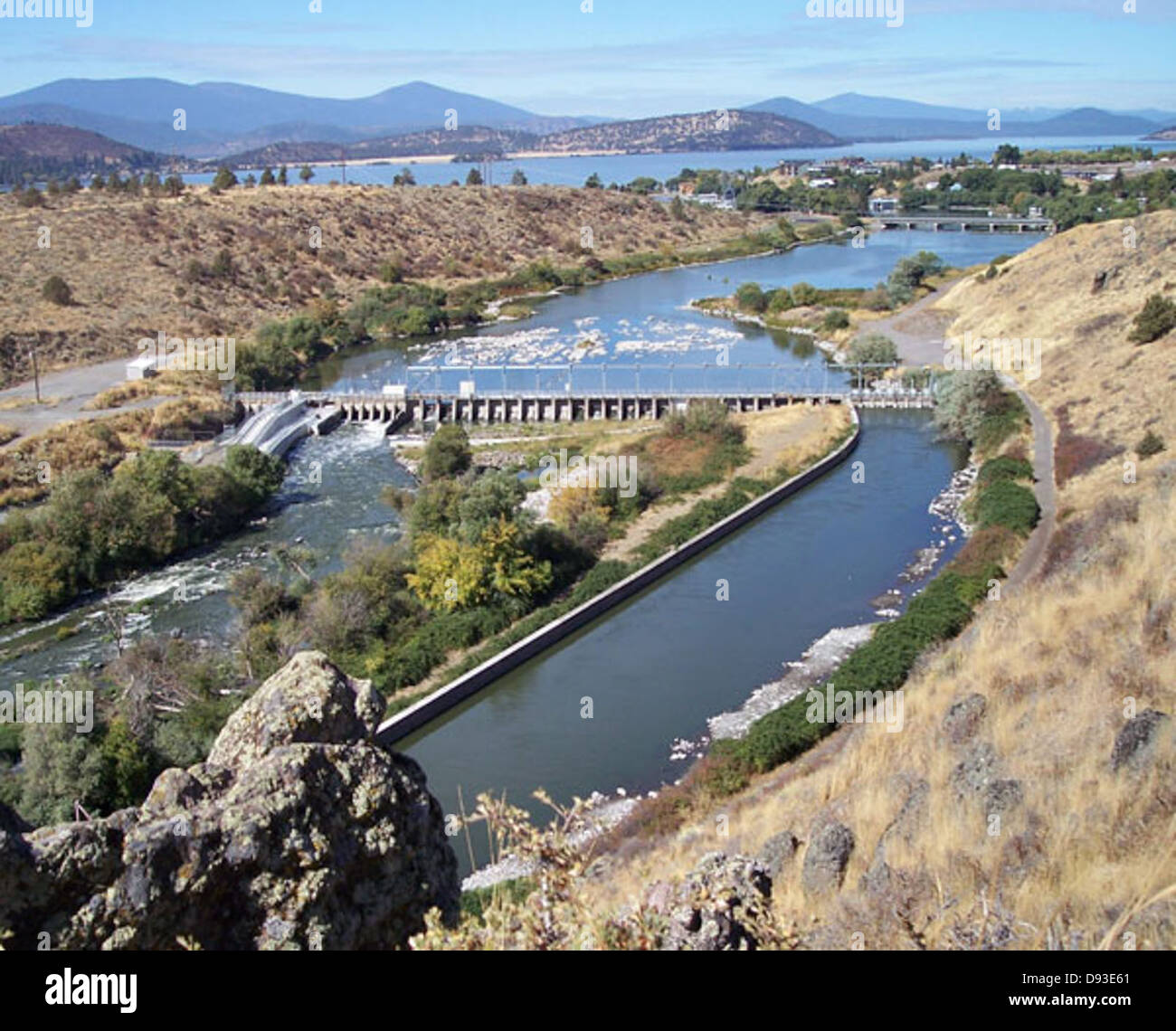 This image shows the Link River Diversion Dam, part of the Bureau of ...