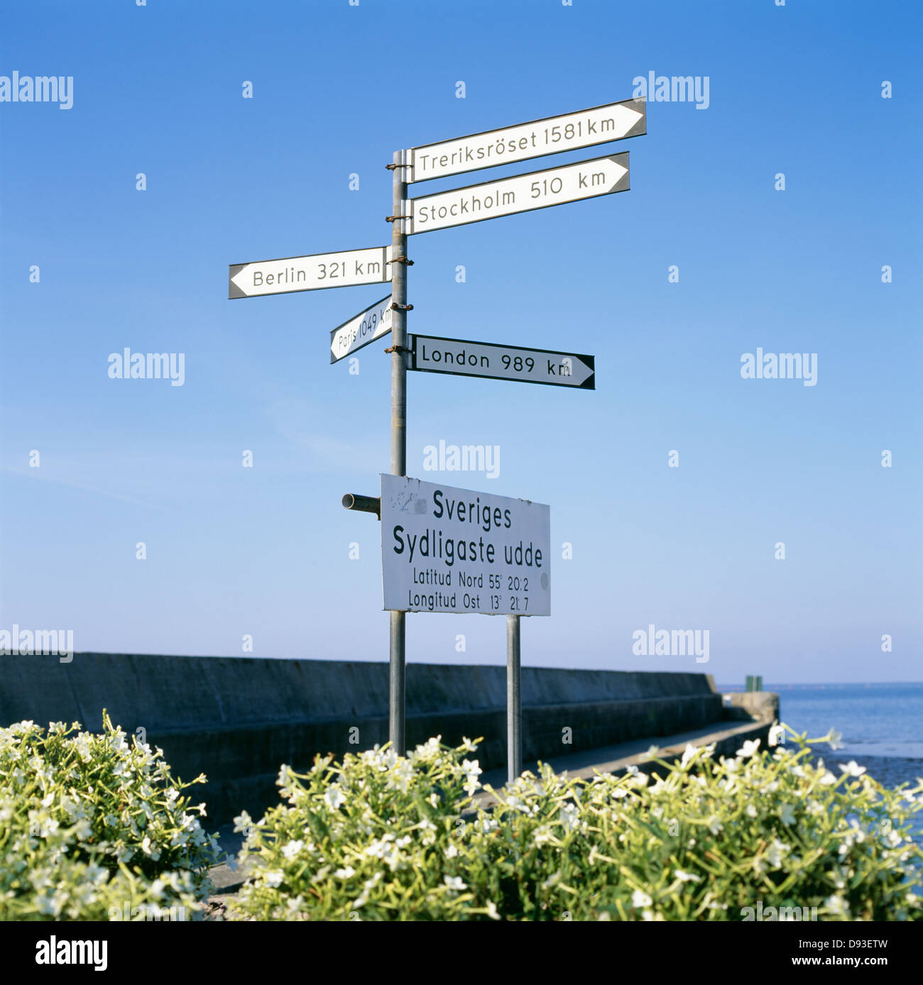 View of road signs Stock Photo - Alamy