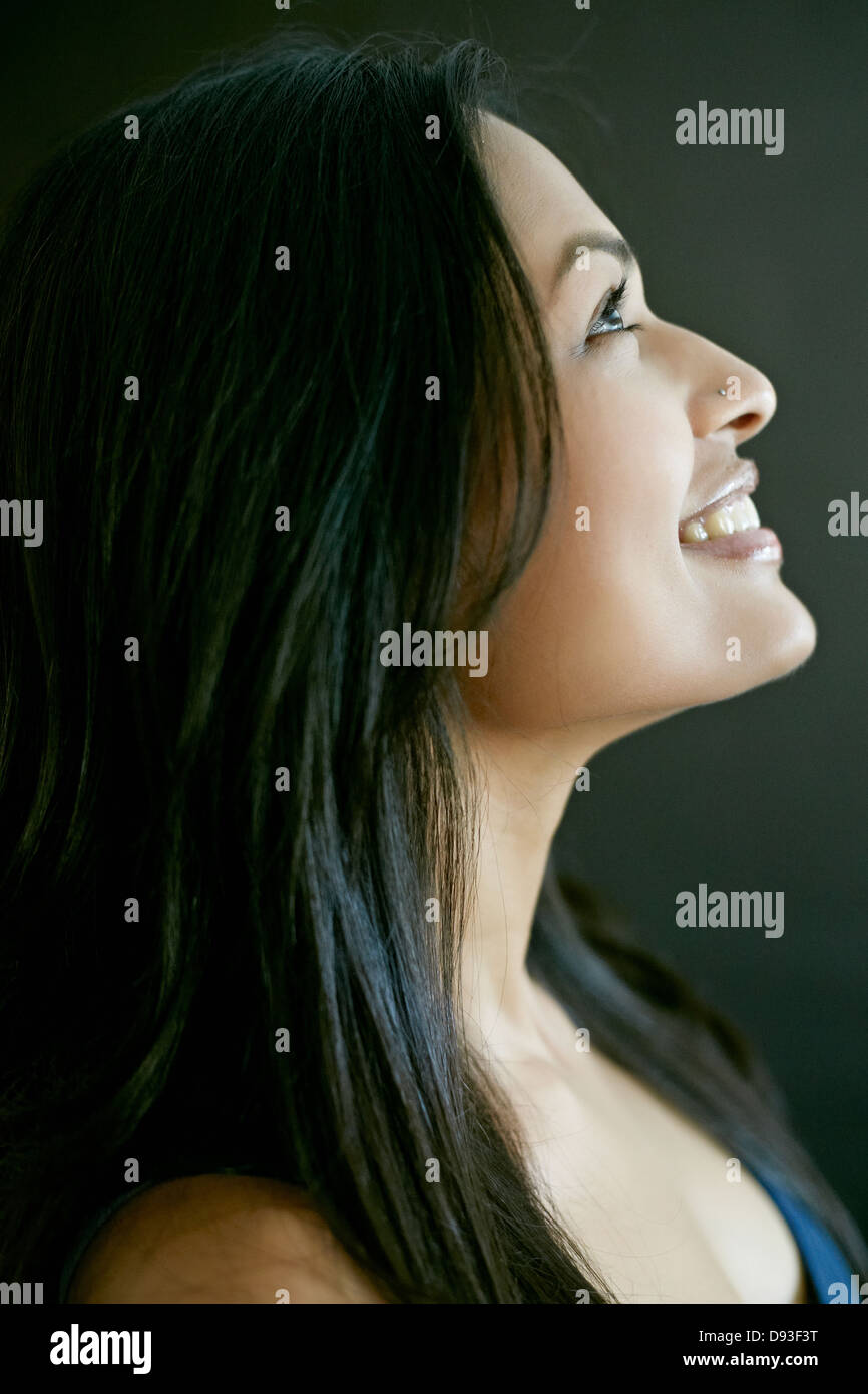 Side view shot indian hi-res stock photography and images - Alamy