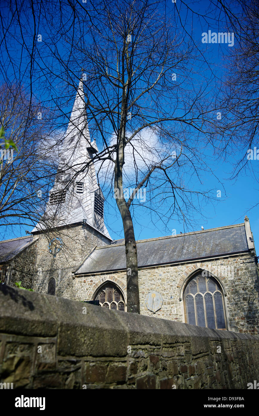 Barnstaple Devon UK Parish Church Stock Photo - Alamy