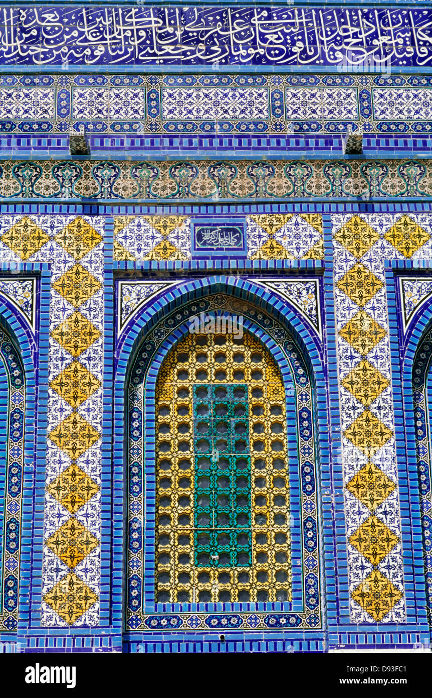 Multi coloured mosaic on window Stock Photo - Alamy