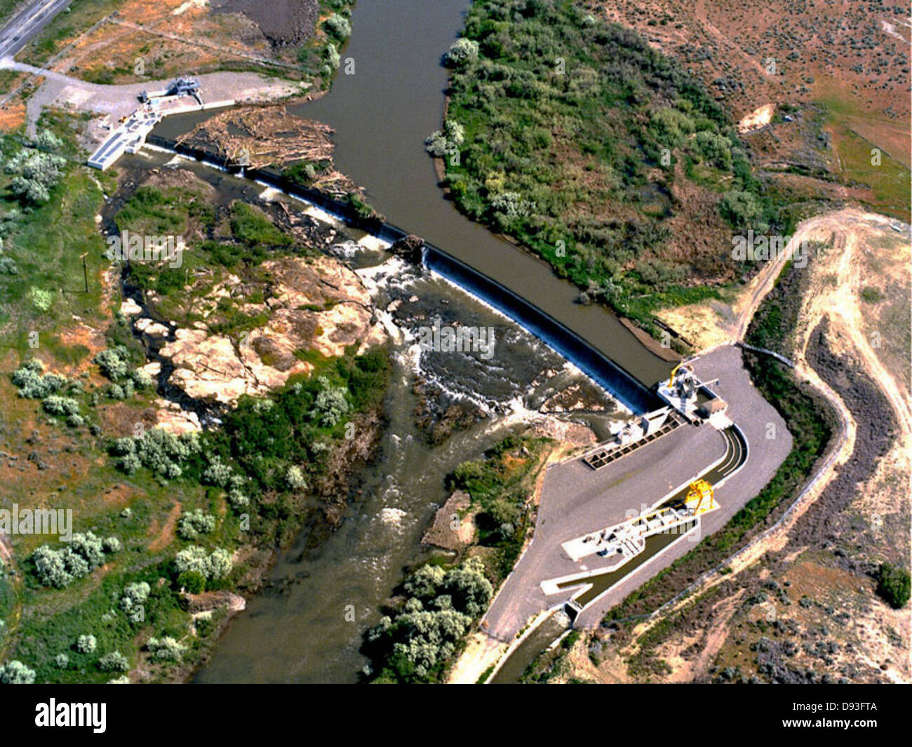 The Three Mile Falls Dam, part of the Bureau of Reclamation’s ...