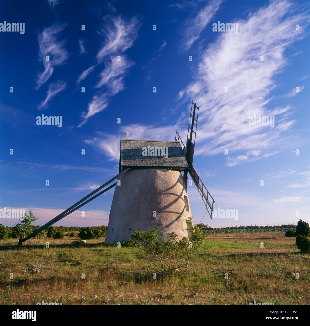 Gotland windmill hi-res stock photography and images - Alamy