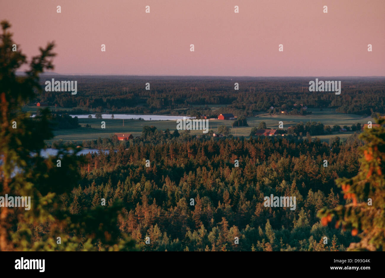 Morning landscape view hi-res stock photography and images - Alamy