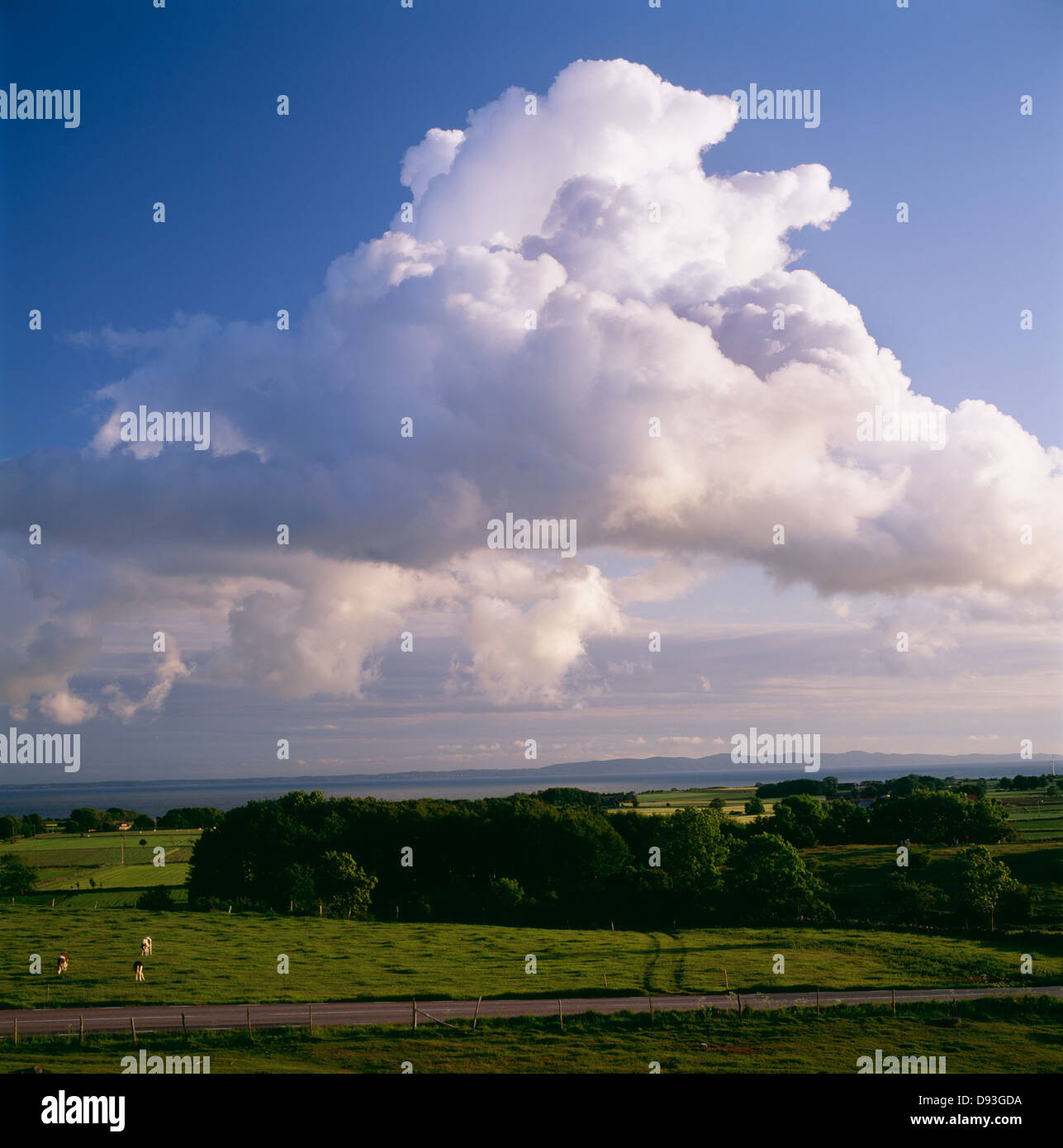 View of cloud over landscape Stock Photo - Alamy