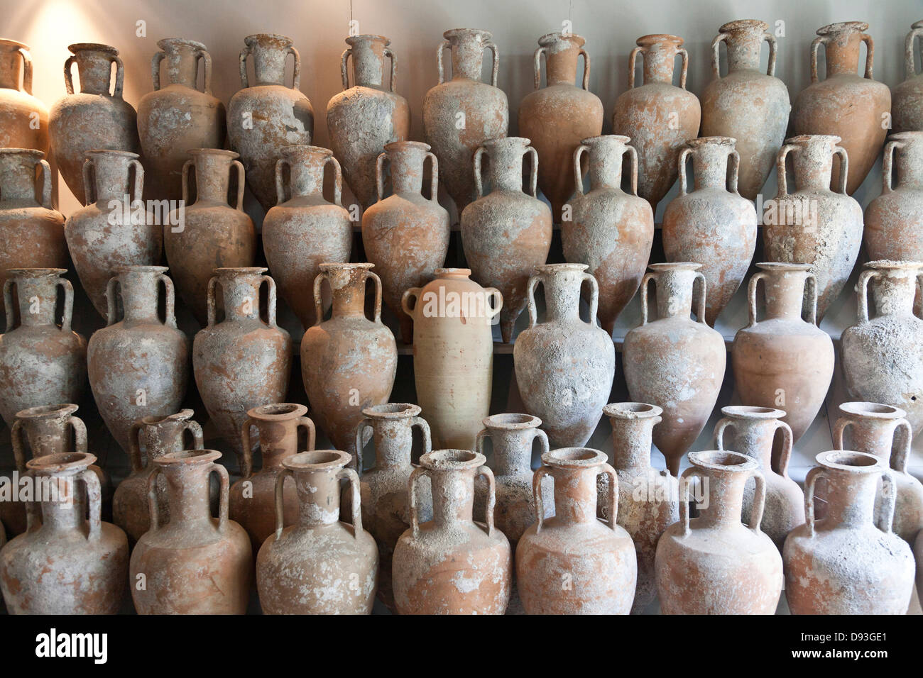 Unfinished clay pots in studio Stock Photo - Alamy