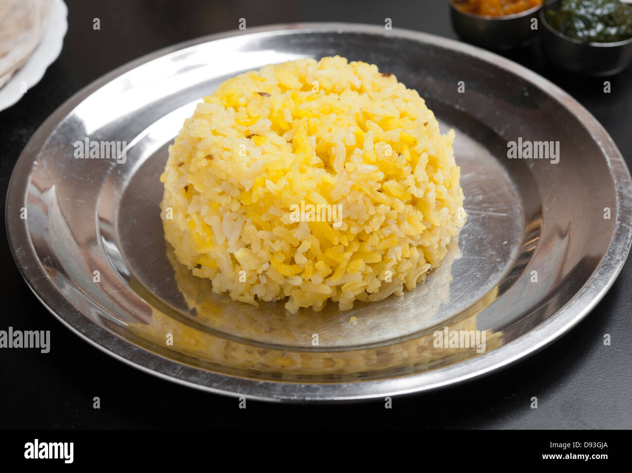 Indian Ethnical Food basmati Rice Stock Photo - Alamy