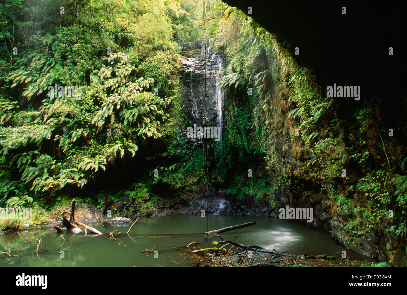 View of waterfall Stock Photo - Alamy