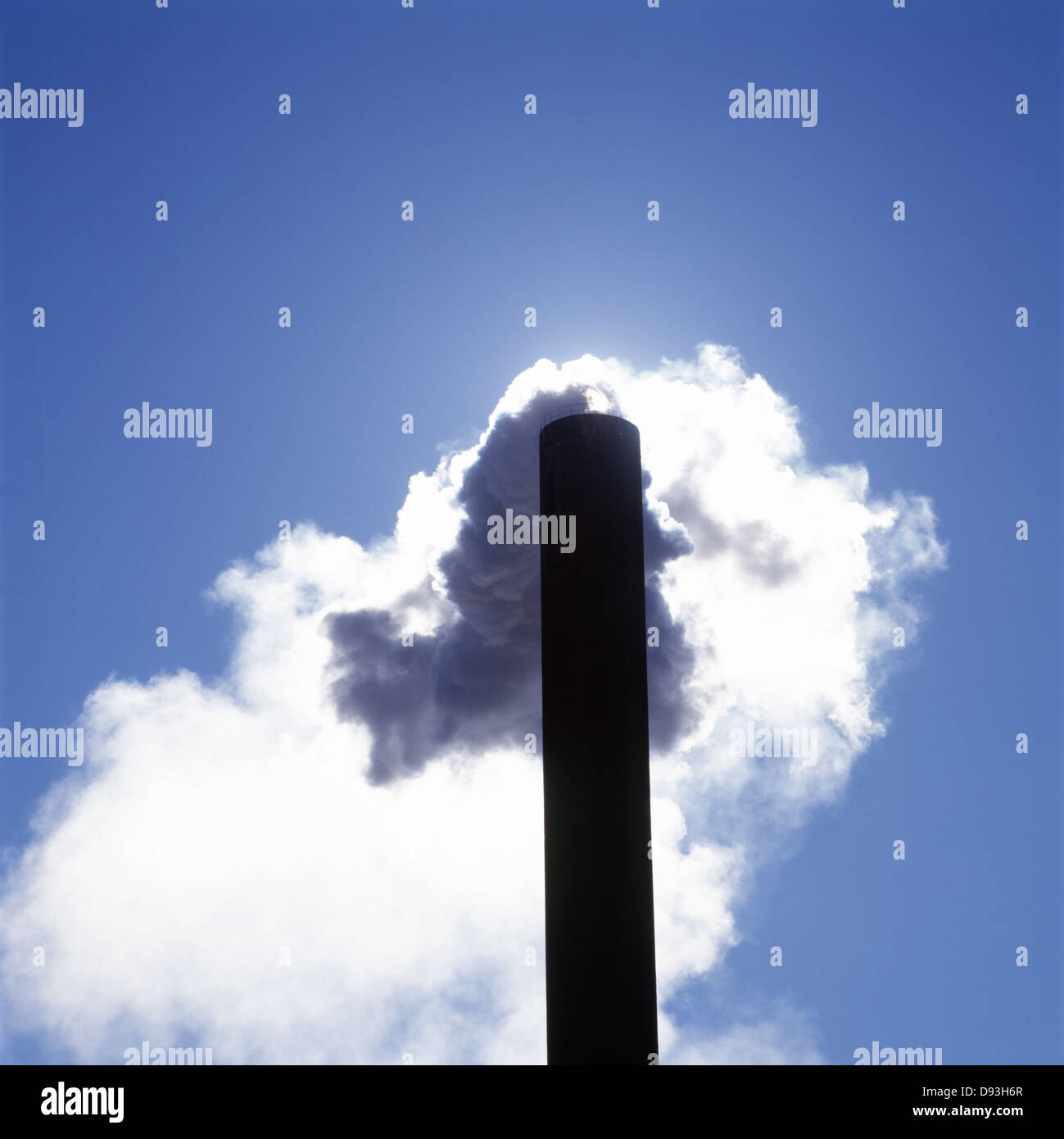 Smoke from industrial chimney, close-up Stock Photo - Alamy