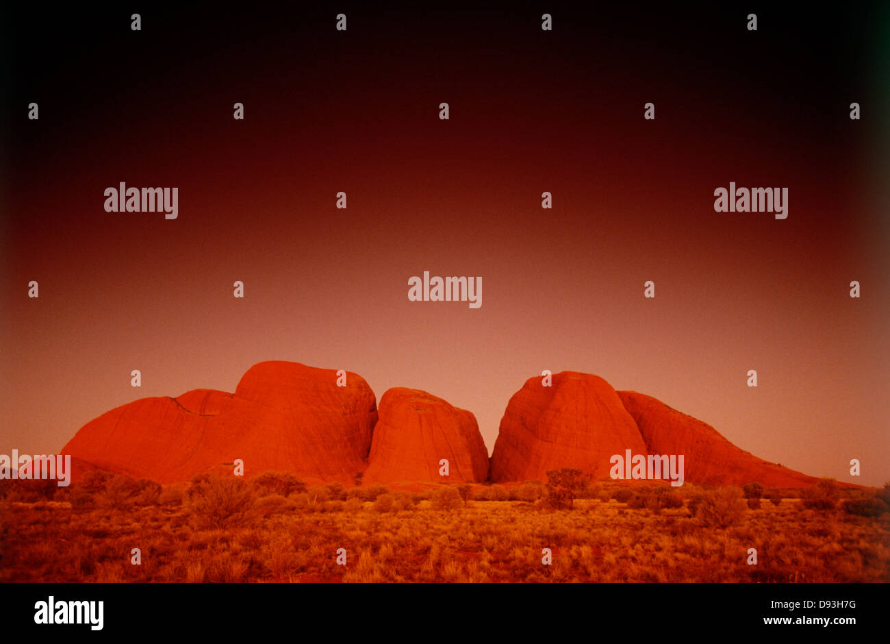 Rock formation on landscape Stock Photo - Alamy