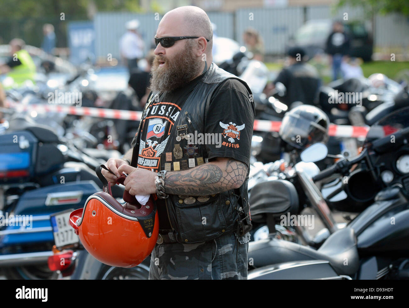 Prague, Czech Republic. 8th June, 2013. Harley Davidson parade to ...