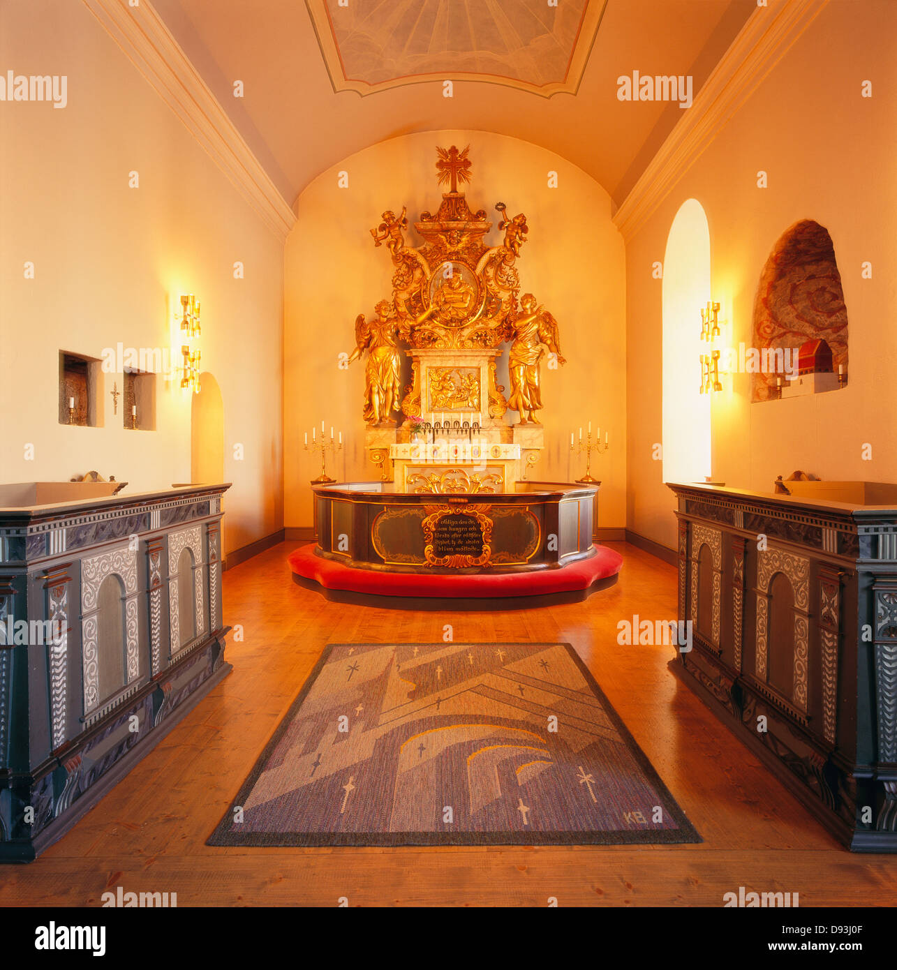 Interior of church Stock Photo - Alamy