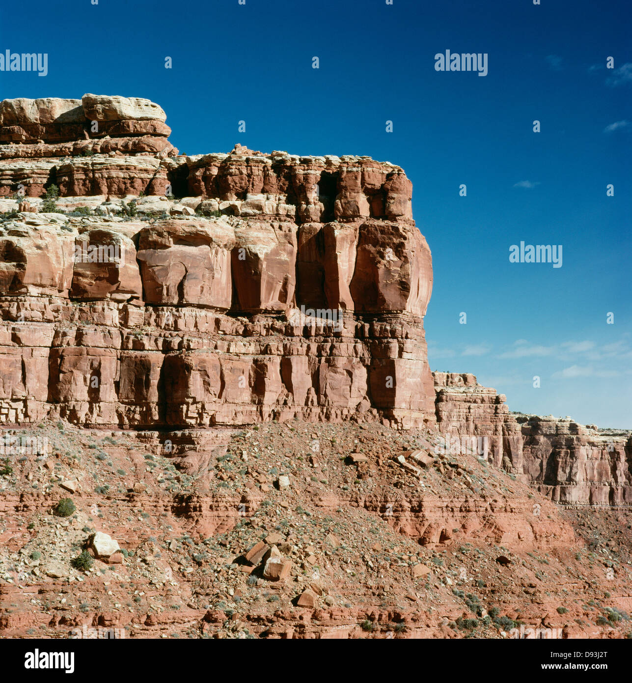 View of sandstone mountain Stock Photo - Alamy