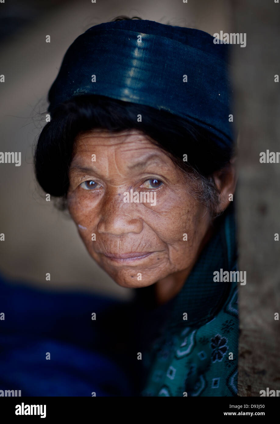 Khmu Minority Woman, Xieng Khouang, Laos Stock Photo - Alamy