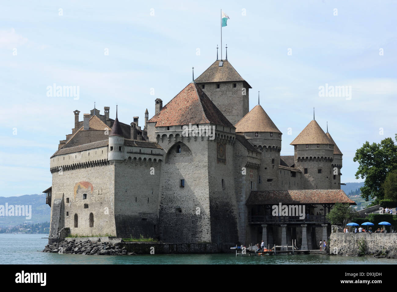 Montreux castle hi-res stock photography and images - Alamy