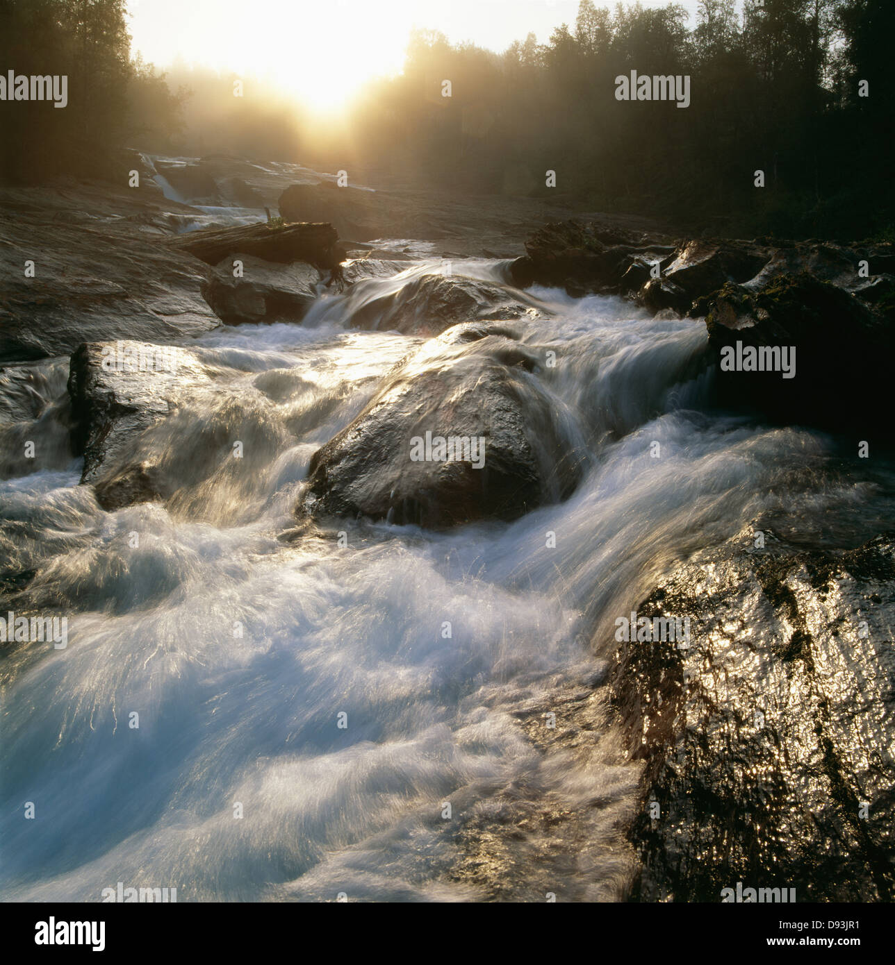 View of flowing river Stock Photo - Alamy