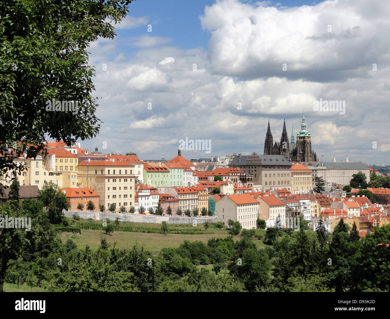prague czech republic city buildings architecture Stock Photo - Alamy