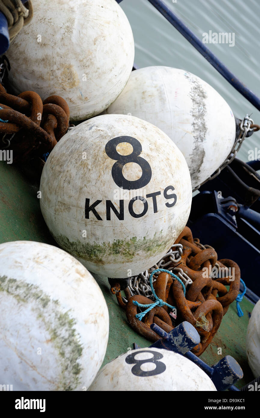 8 knots marker buoys Stock Photo - Alamy