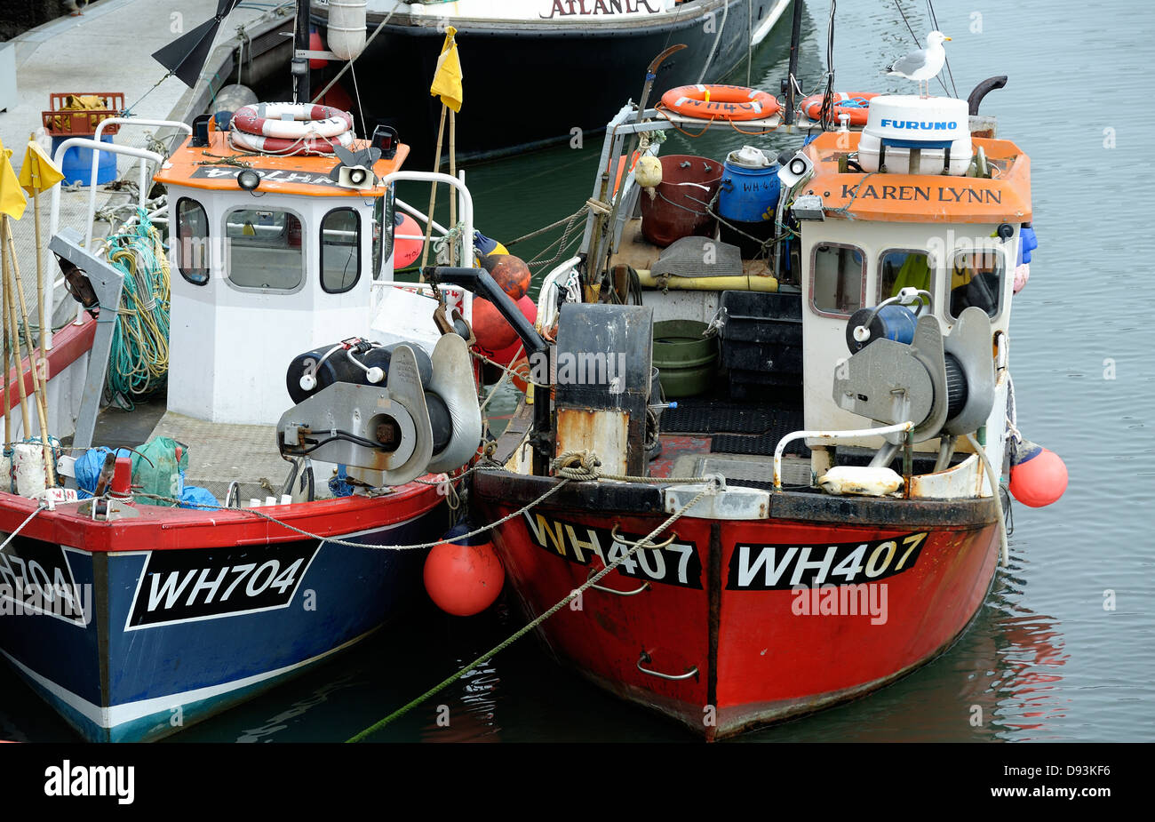 Fishing boats Weymouth Dorset England UK Stock Photo - Alamy