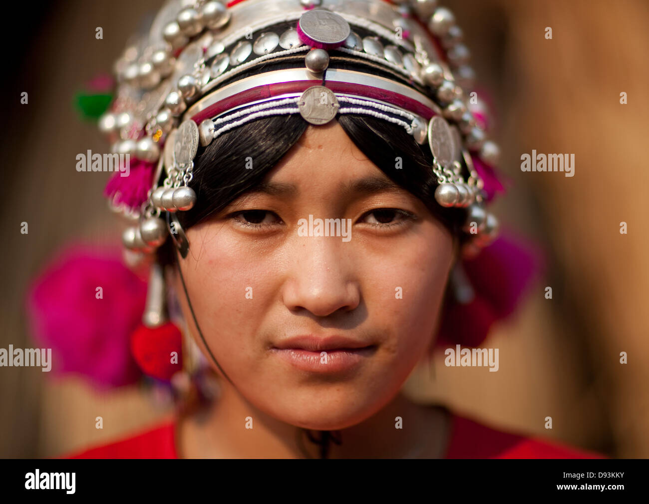 Akha tribe woman muang sing hi-res stock photography and images - Alamy