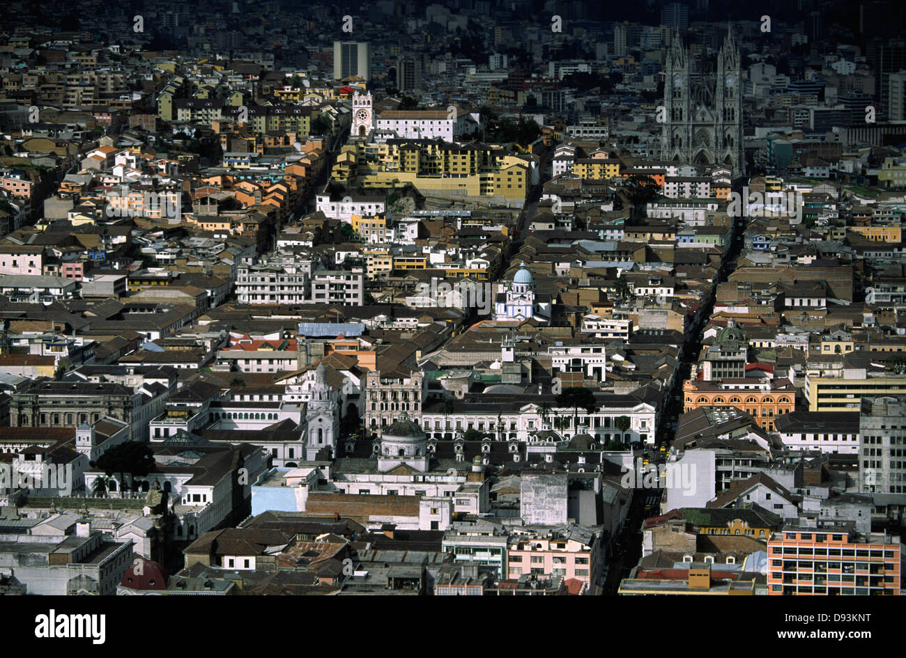View over Quito, Ecuador Stock Photo - Alamy
