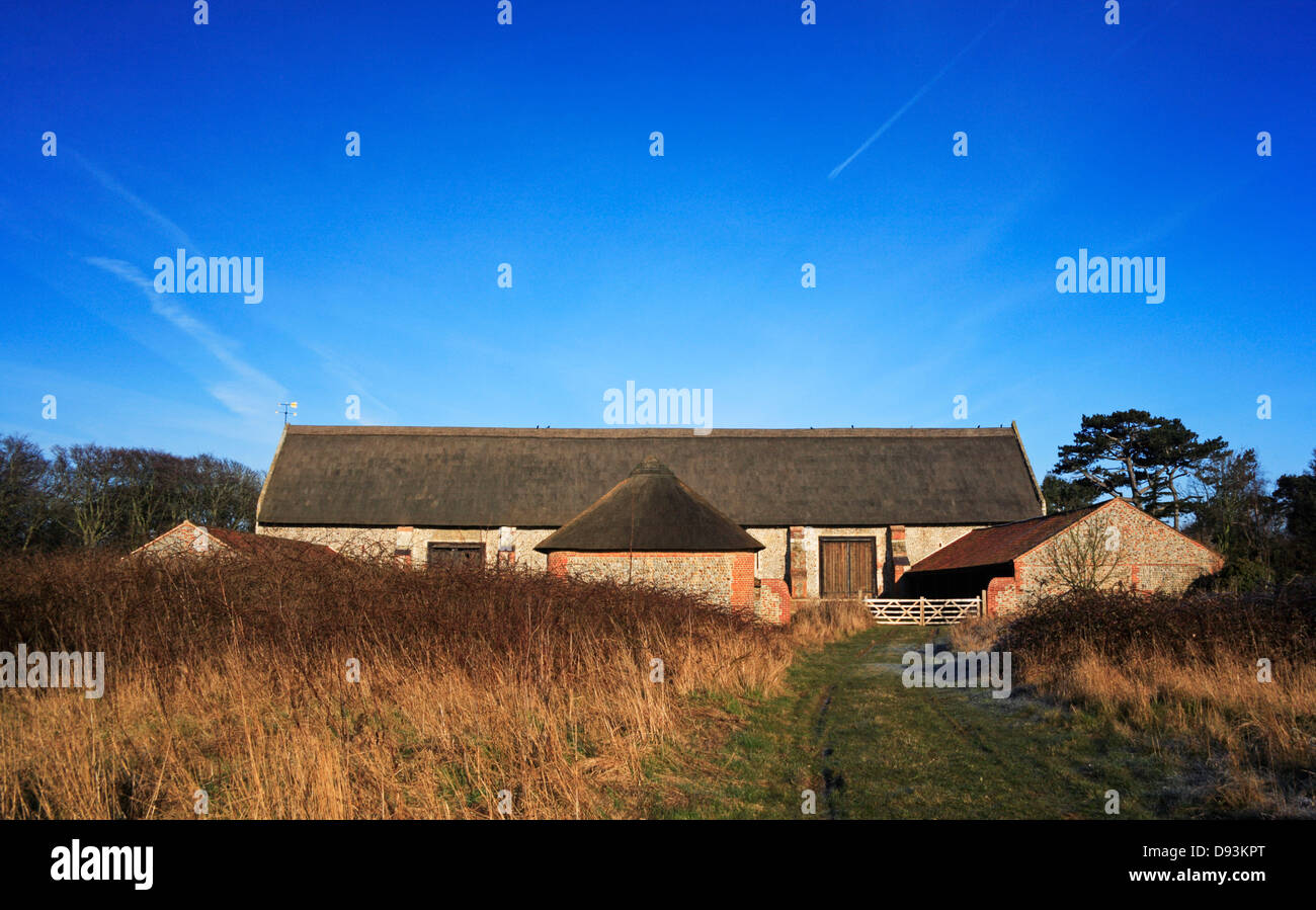 A view of the Great Barn at Paston, Norfolk, England, United Kingdom ...