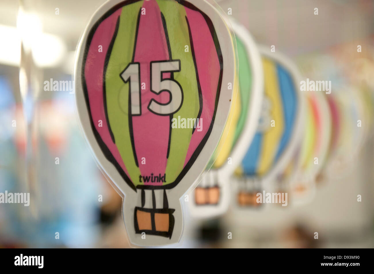 Balloons in classroom hi-res stock photography and images - Alamy