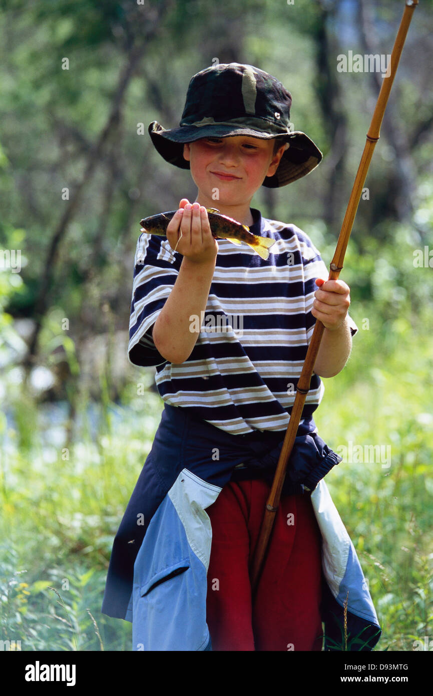 Boy with hat and cane hi-res stock photography and images - Alamy