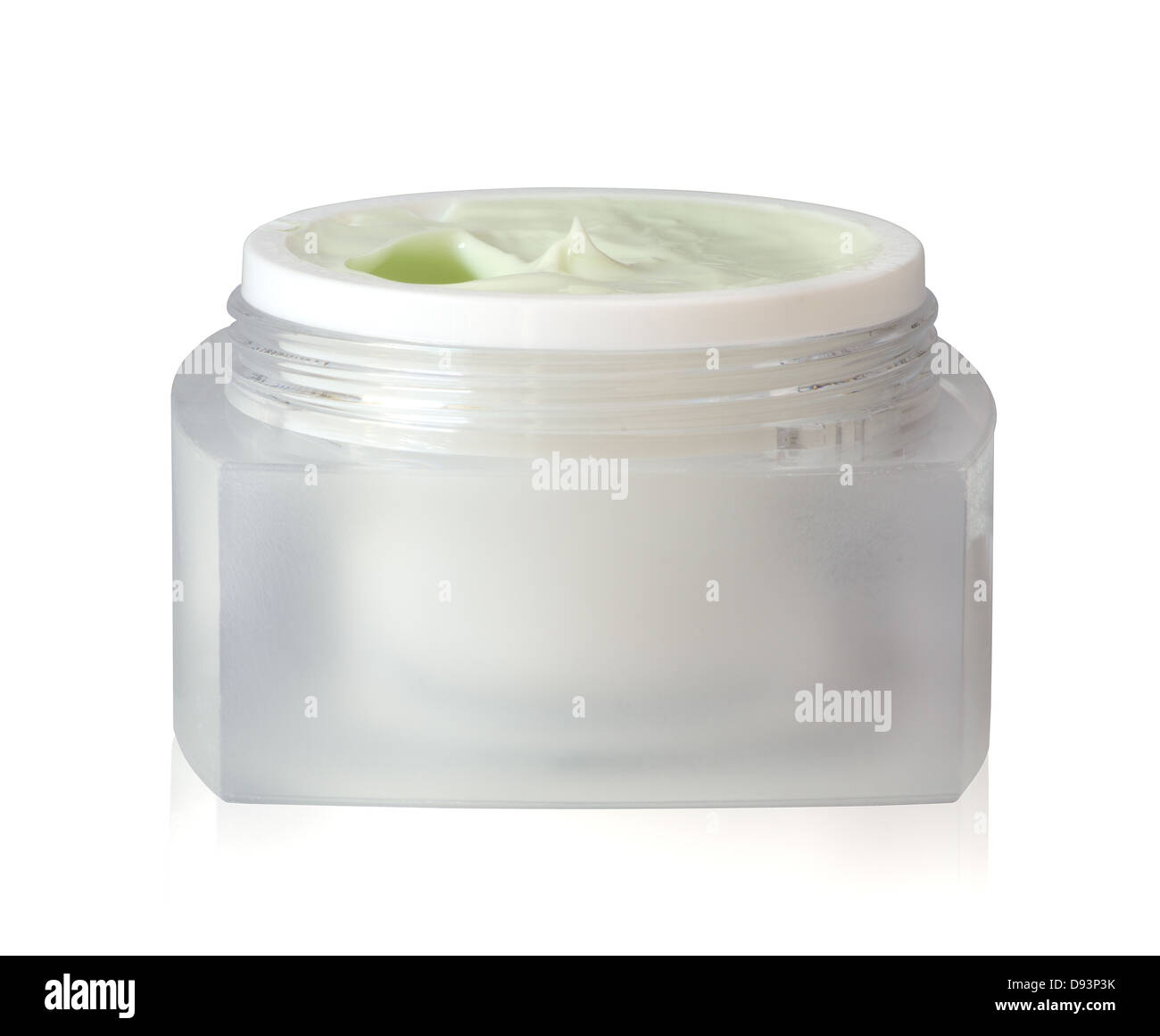 Cosmetic face cream isolated on a white background Stock Photo - Alamy