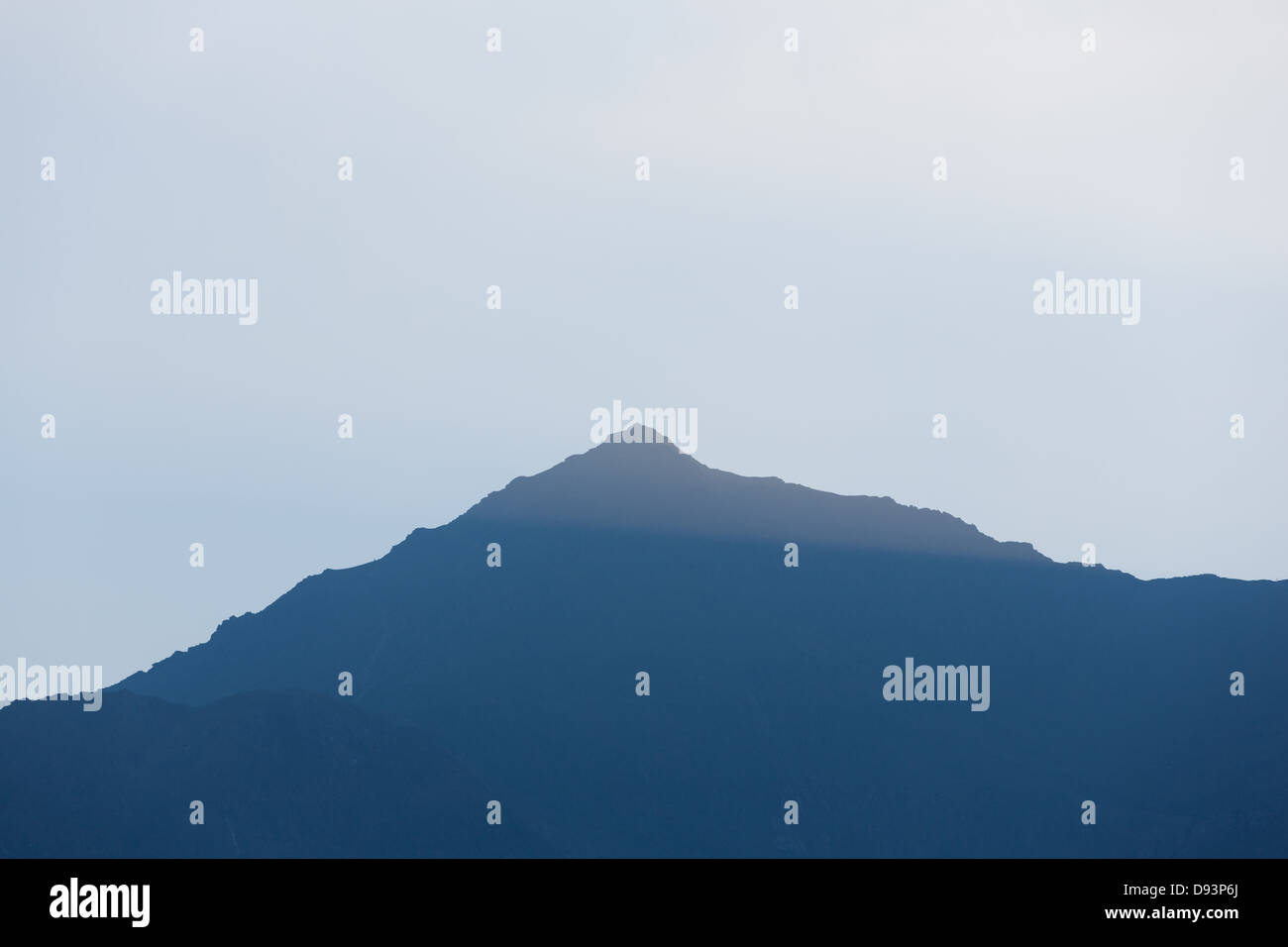Snowdon at sunset, taken from Llyn Gwynant Stock Photo - Alamy