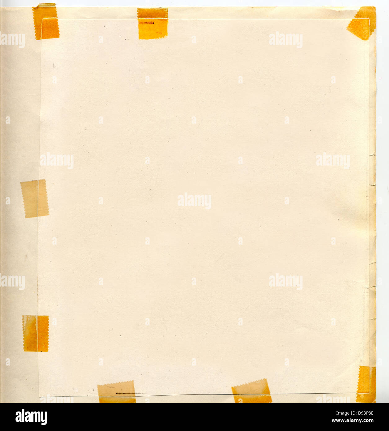 Old paper with mark of stickers in HD Stock Photo - Alamy