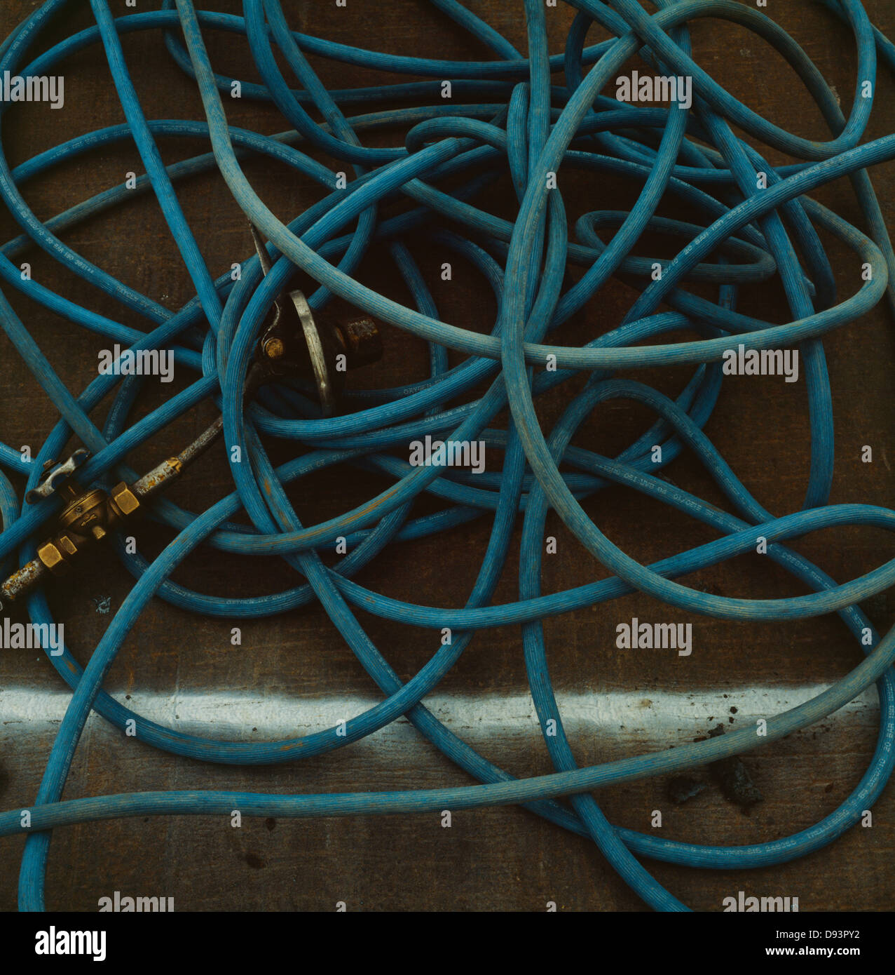 Intertwined wires, close-up Stock Photo - Alamy