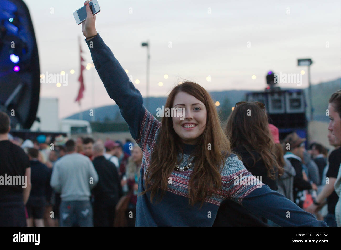 LOCH NESS, SCOTLAND: The many faces in the crowd at the RockNess music ...
