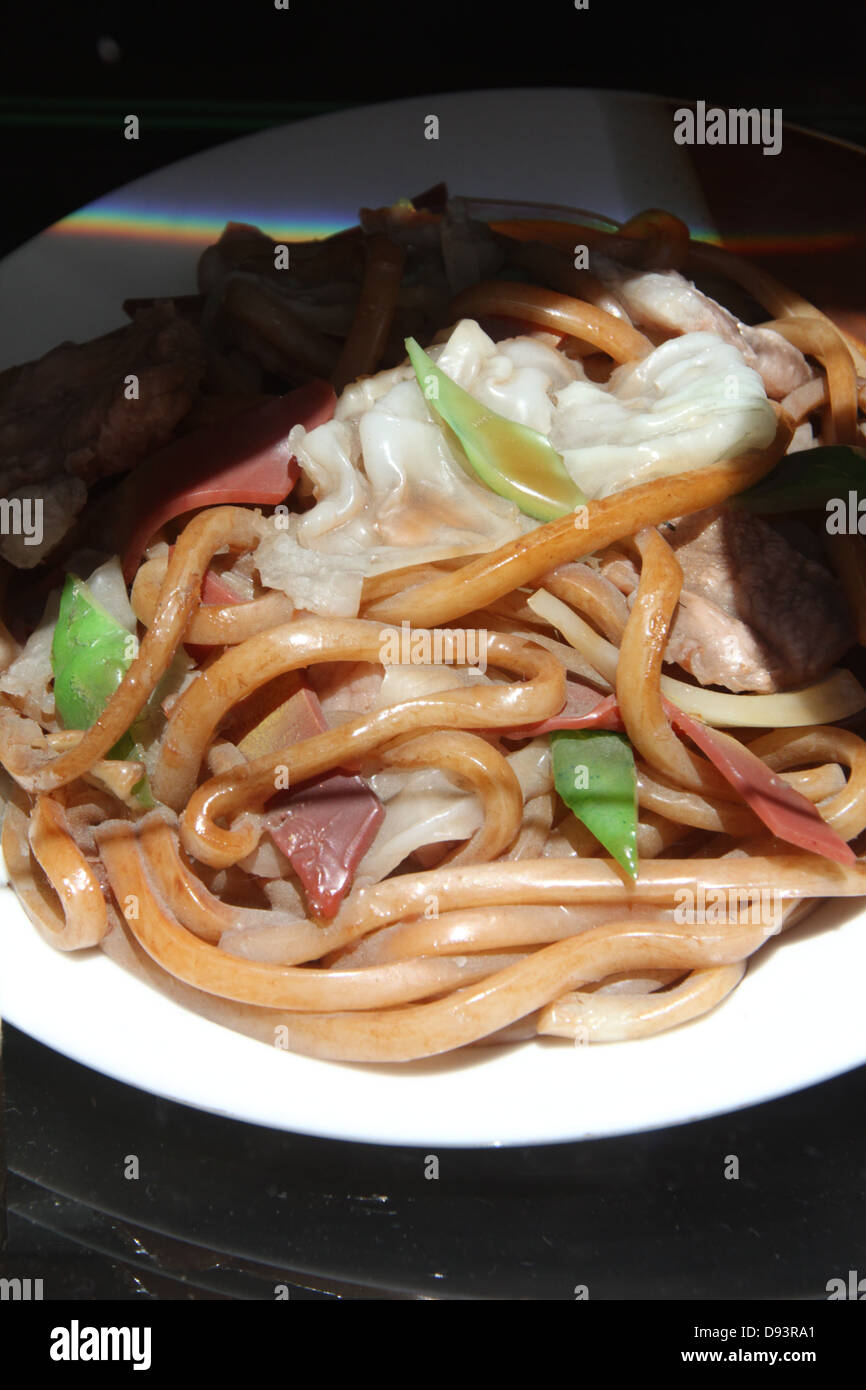 Plastic food models at restaurant hi-res stock photography and images ...